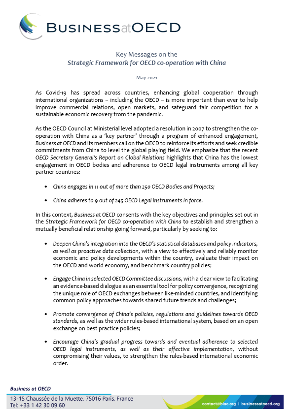 China Expert Group | Business at OECD